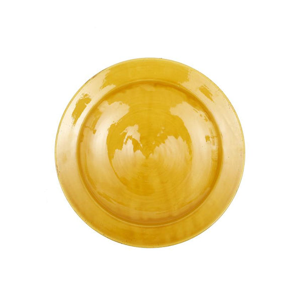 Mustard Yellow Ceramic Platter X-Large – Ingifinds